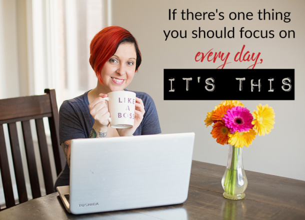 If there's one thing you should focus on every day, it's THIS - Cassie ...